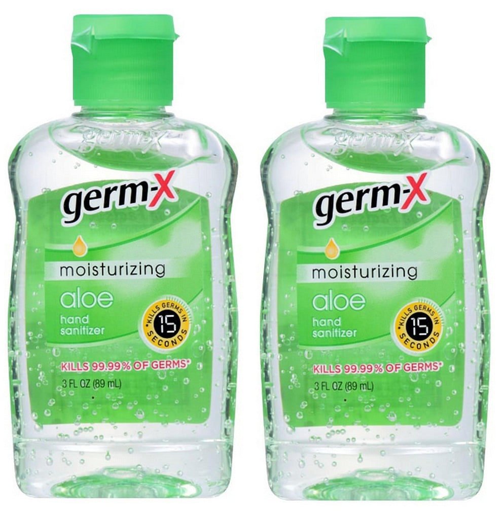 Germ-X Aloe Hand Sanitizer 3 fl oz. (2 Pack) – Biosource Nutrition